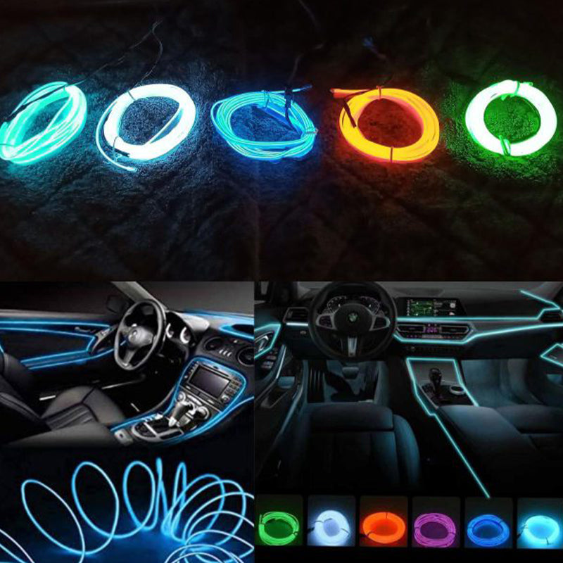 Car Dashboard Neon Light Dashboard Light – 2 Meter (random Color ...